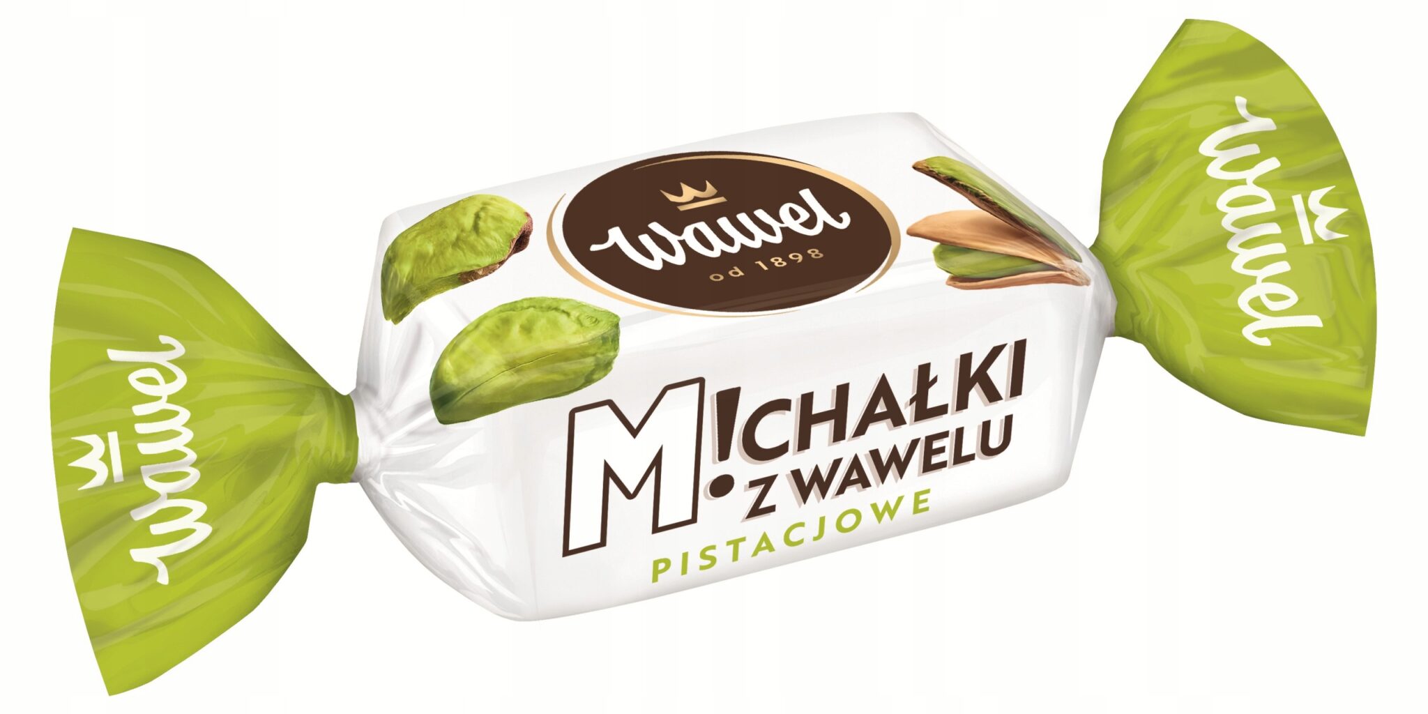 Białe Pistacjowe Michałki Wawel Cukierki Pistacja 1kg Czekoladzie ...